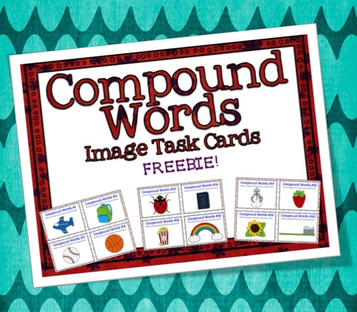 Task Card Corner: Compound Word Task Card Freebie