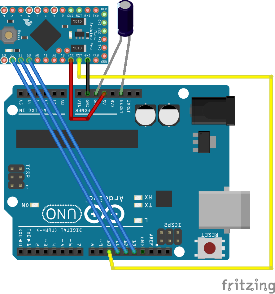 Fabiano Arndt: Arduino - Programando o Pro mini com o Uno ou com o Mega