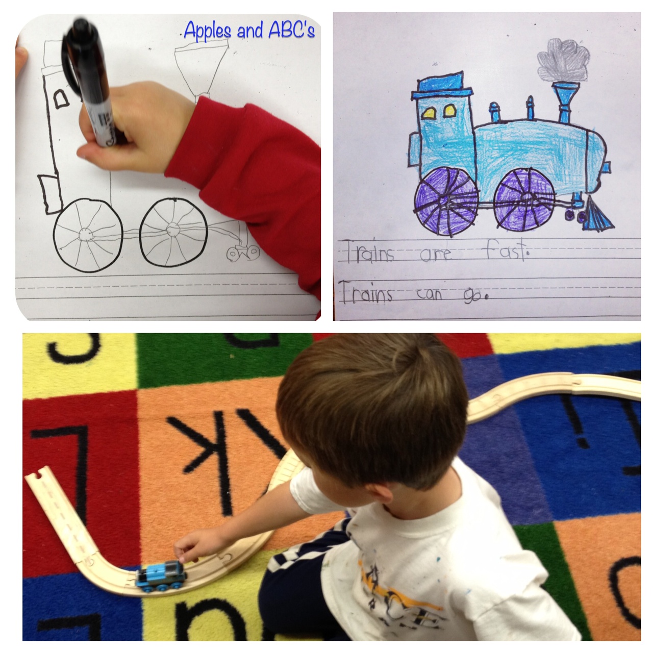 Steam Trains - Apples & ABC's