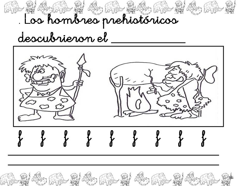 clase de infantil: FICHAS DE LA PREHISTORIA clase de infantil: FICHAS DE LA PREHISTORIA