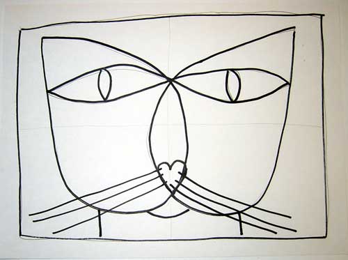 Artist: Paul Klee - Cat and Bird