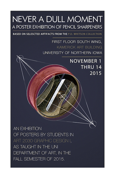 The Poetry of Sight: Pencil Sharpener Poster | Sawyer Phillips