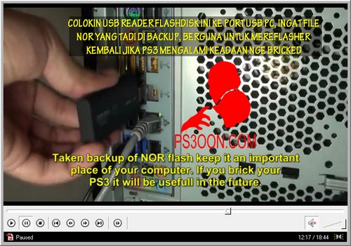 CARA DOWNGRADE PS3 VERSI E3 FLASHER [PART4]