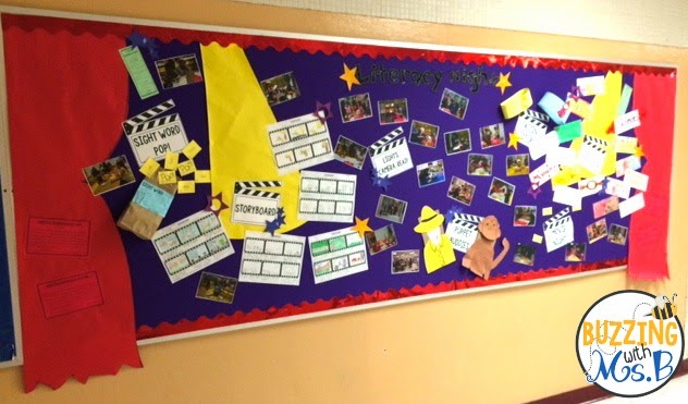 Buzzing with Ms. B: Movie Themed Bulletin Boards and Displays!