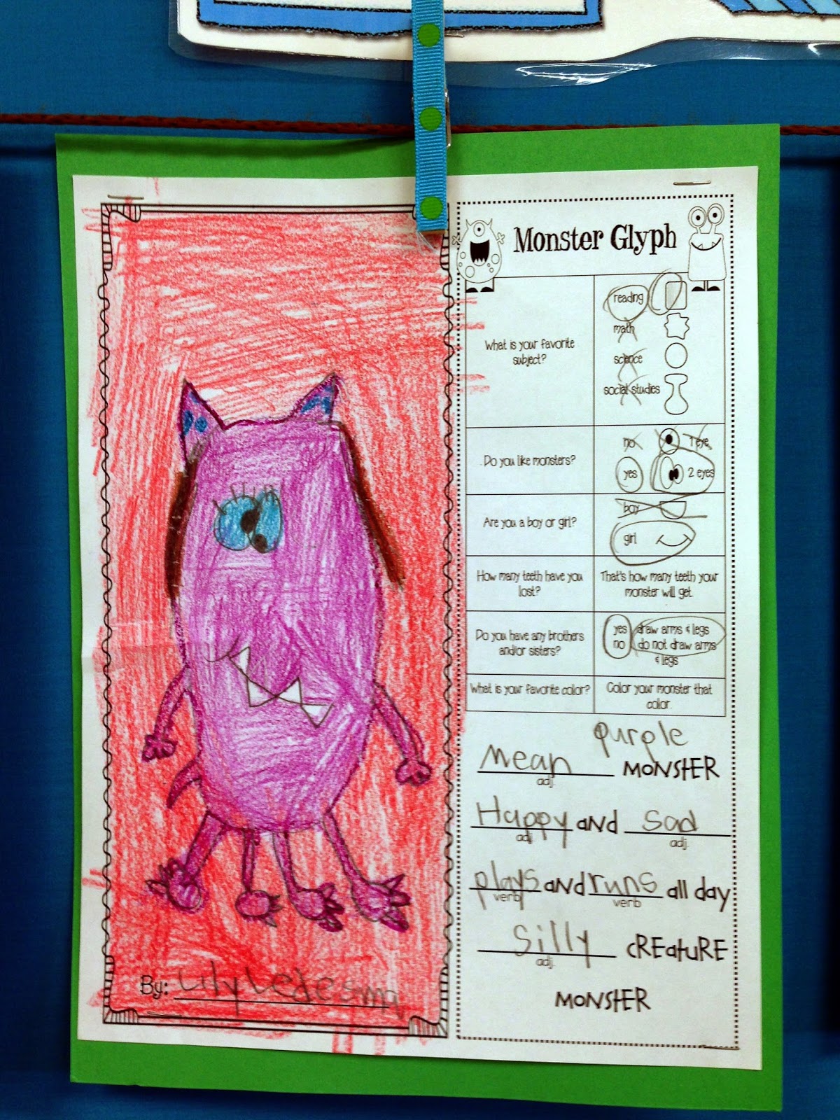 Totally Terrific in Texas: More Monsters...and a Monster Glyph FREEBIE