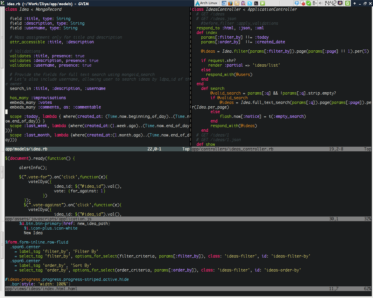Thoughts. Linux. Scripts. Programming.: VIM Molokai colorscheme Thoughts. Linux. Scripts. Programming.: VIM Molokai colorscheme