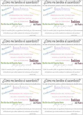 Young Women Lesson Handouts for June - Priesthood (In English and ...