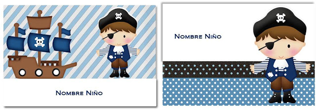 Tarjetas piratas para imprimir - Imagui
