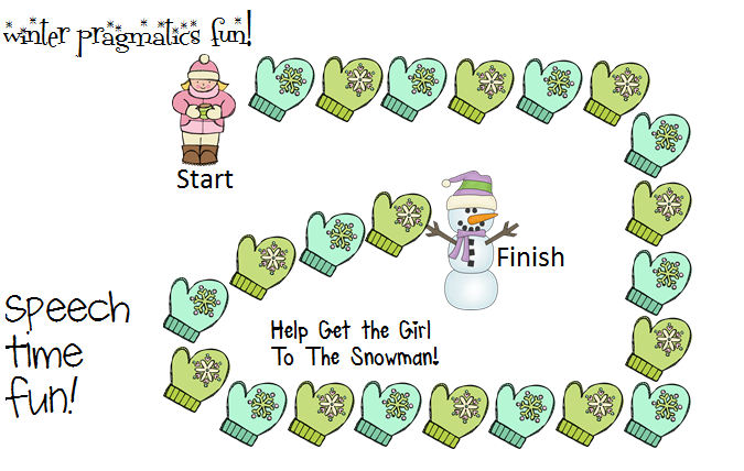 Winter Pragmatics Fun! - Speech Time Fun: Speech and Language Activities