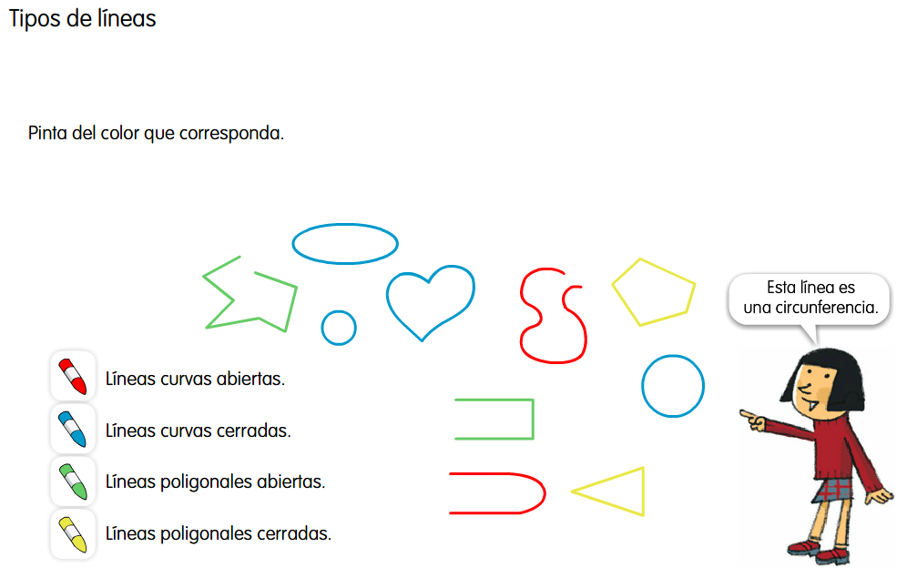 Tercero de Primaria: TIPOS DE LÍNEAS Tercero de Primaria: TIPOS DE LÍNEAS