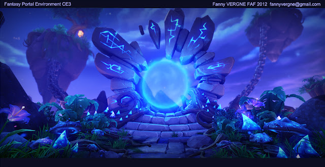 Fanny Vergne Art: Fantasy Portal Env