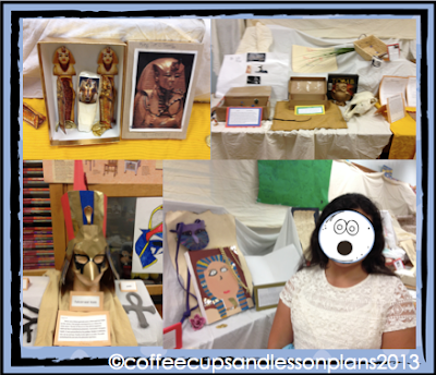 Ancient Egypt Project: Part 2 - Coffee Cups and Lesson Plans