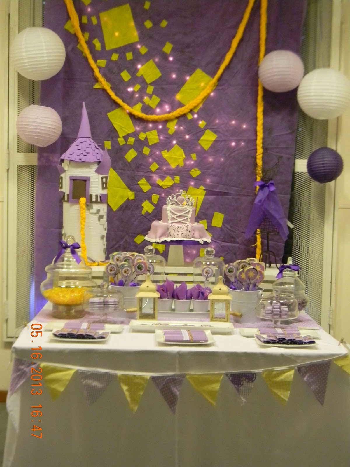 Cumpleaños rapunzel - Imagui