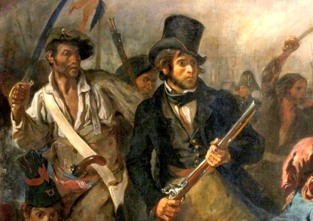 Dare-d'Art: DELACROIX, La liberté guidant le peuple, 1830 Dare-d'Art: DELACROIX, La liberté guidant le peuple, 1830