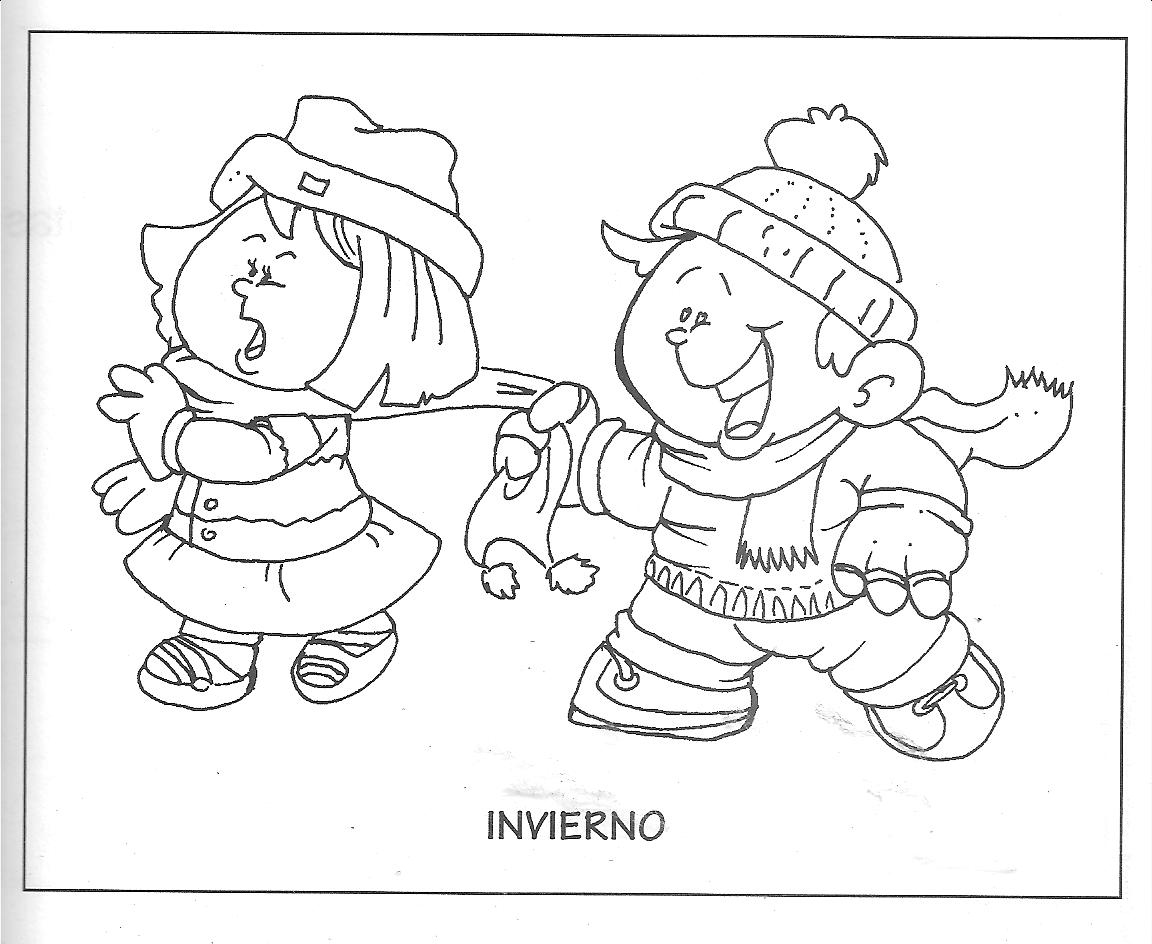 Imagenes de las 4 estaciones del año para colorear - Imagui