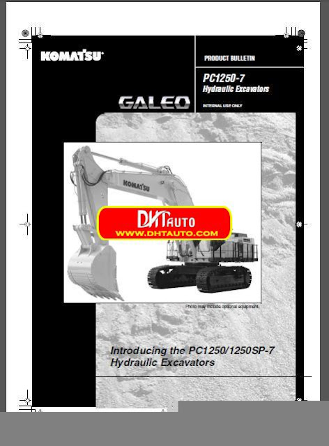 Komatsu Parts Manual: Komatsu PC1250, PC1250SP-7 Introducing