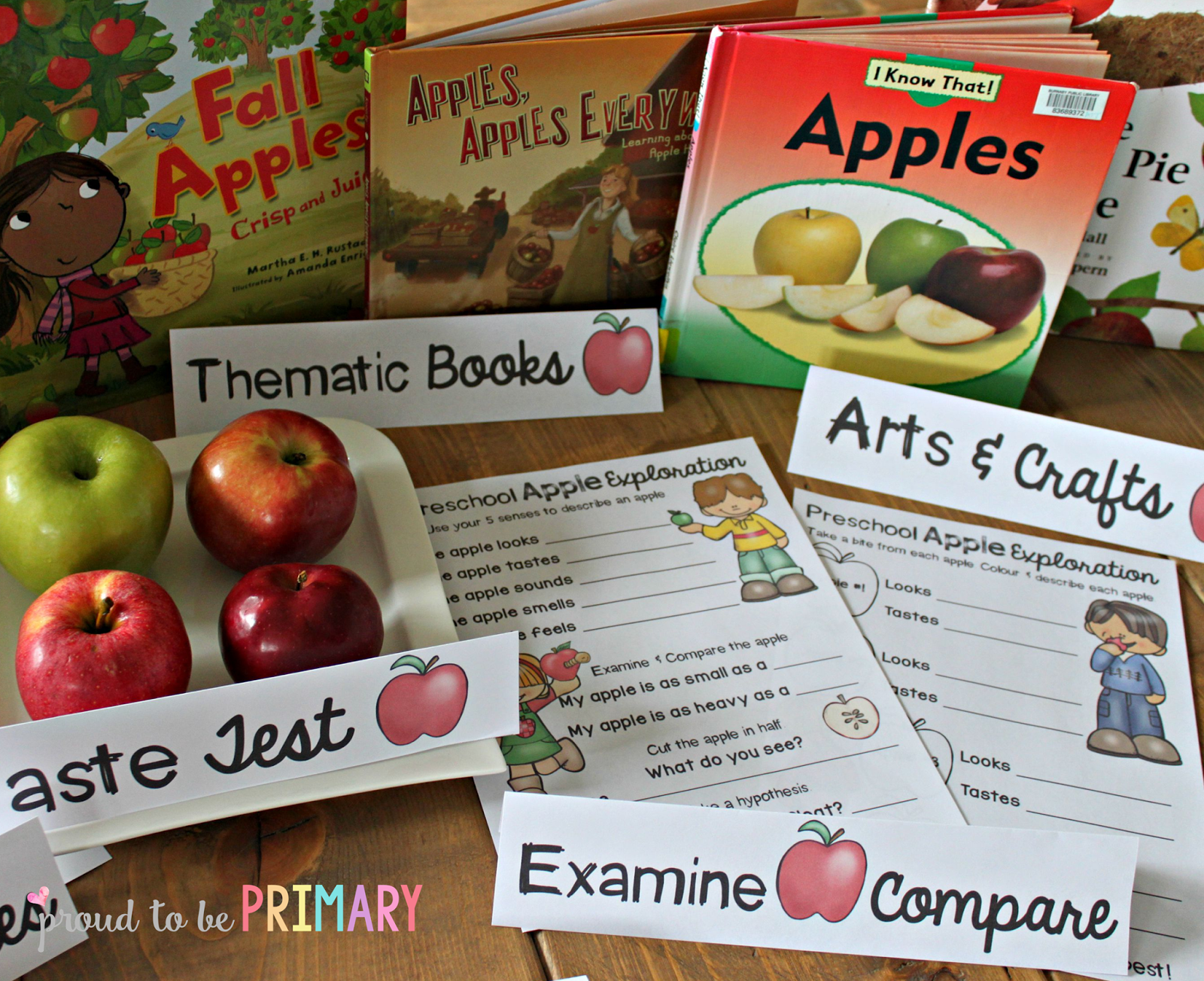 Apple Activities for Kids to Explore the 5 Senses – Proud to be Primary