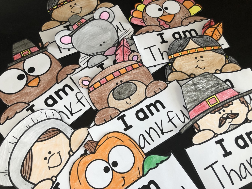 I Am Thankful Thanksgiving Flip Book & Other Activities | The Barefoot ...