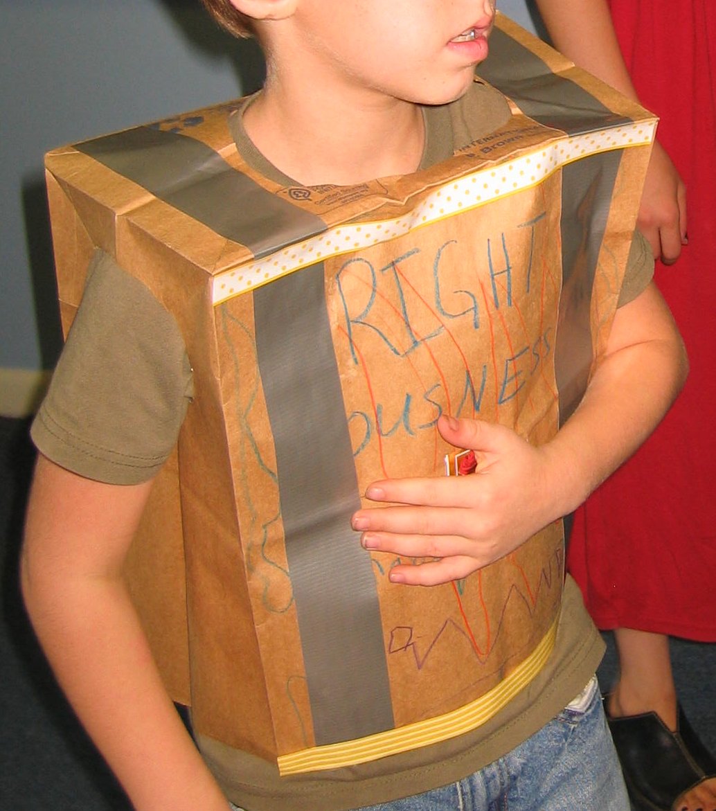 Eagle Nest Mom: Craft: Make a Breastplate of Righteousness - Ephesians ...