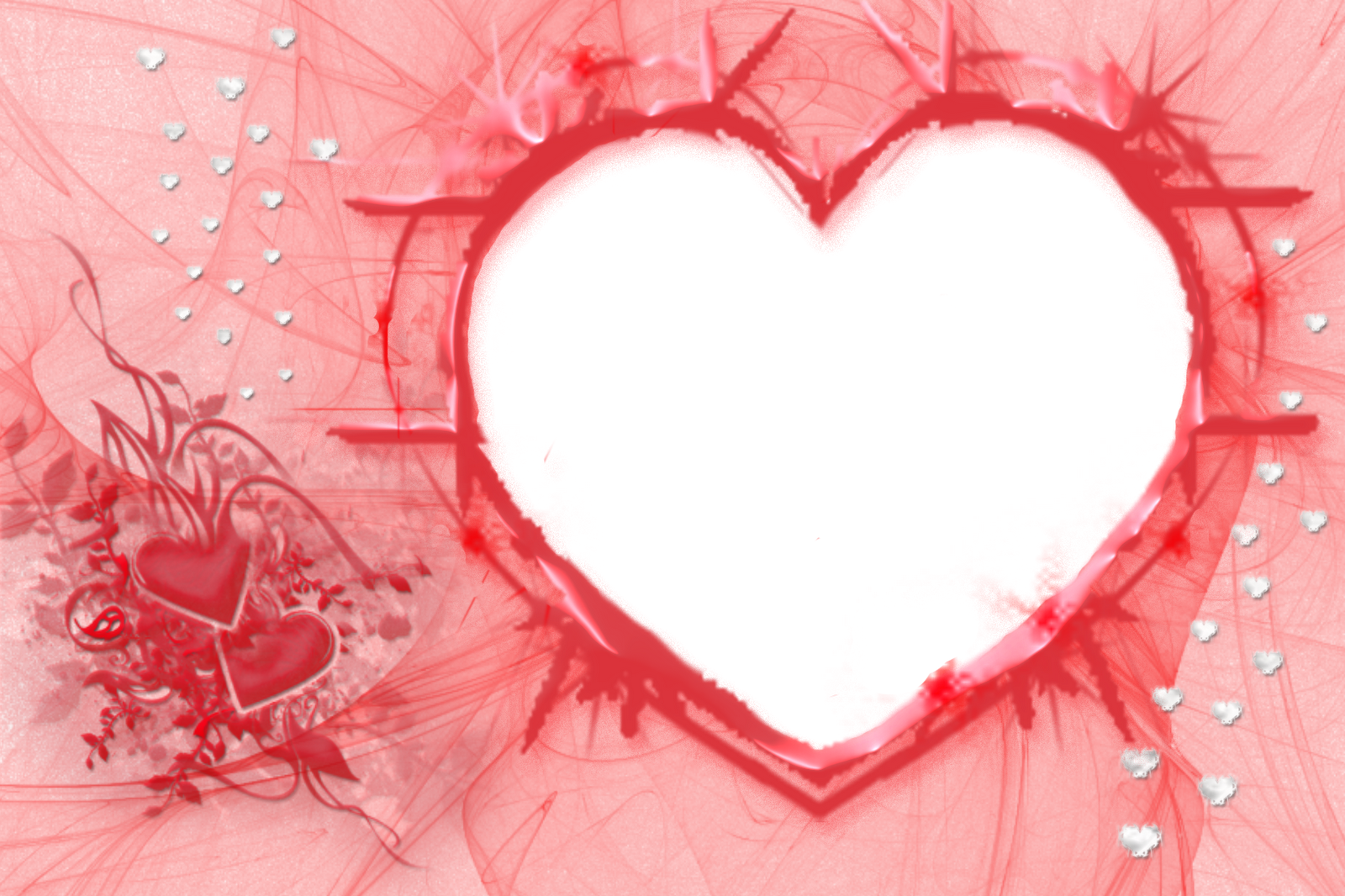 Marcos de corazones para una foto - Imagui