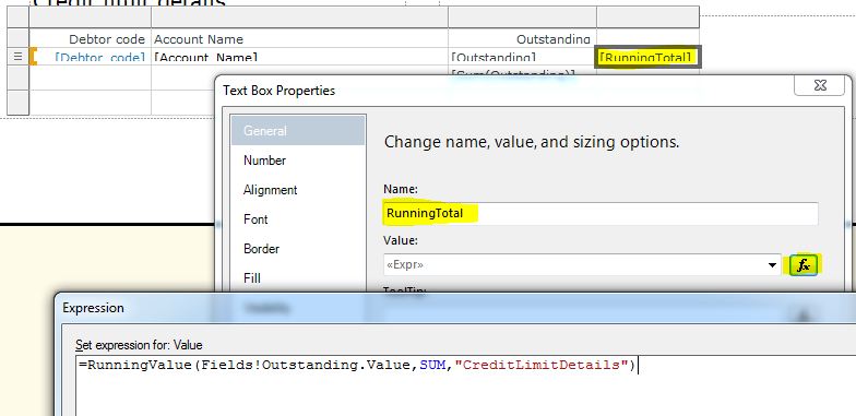 Keep It Simple and Fast: Running totals per page in SSRS to display cumulative totals.