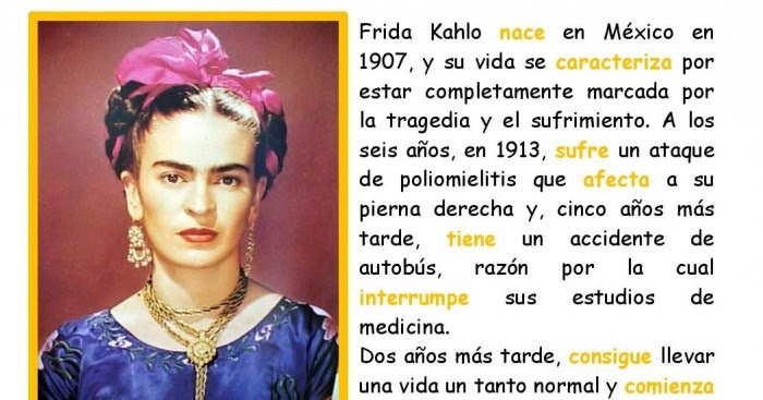 E-Spanish for free: Biografía de Frida Kahlo