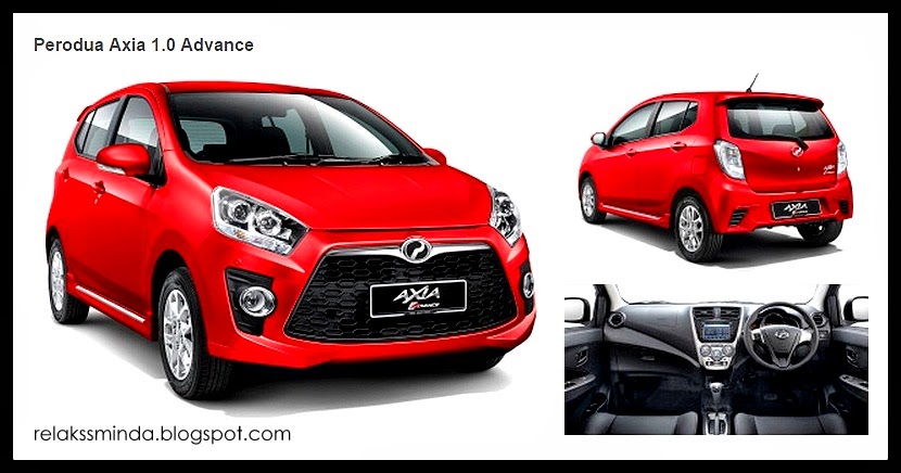 Harga, Variant Dan Spesifikasi Perodua Axia Baru - Relaks Minda