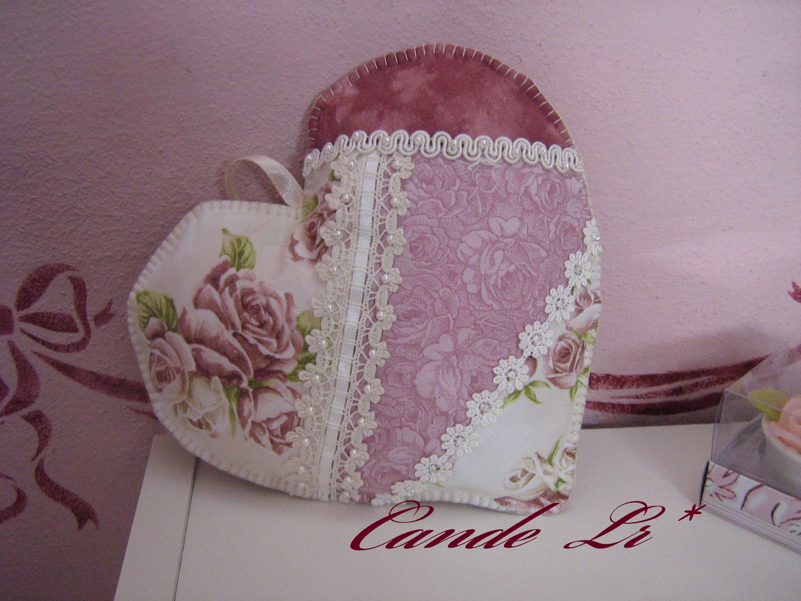 Corazones de patchwork - Imagui