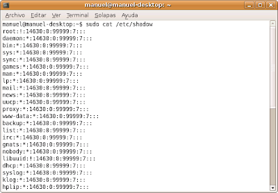 Seguridad Informática: Ejercicio: Contraseñas encriptadas en Ubuntu.