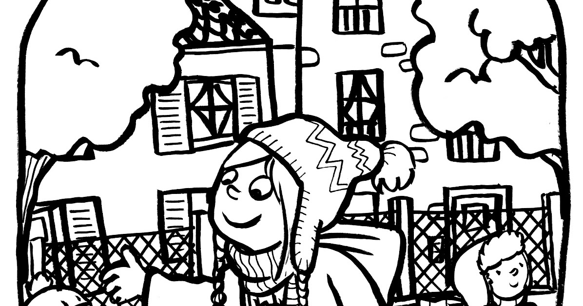 marion de castillon: Coloriage du mercredi : La marelle marion de castillon: Coloriage du mercredi : La marelle