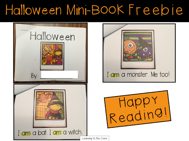 Halloween Mini Book Freebie! - Literacy with Aylin Claahsen