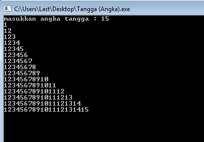 Cara Membuat Program Tangga Angka dengan cara sederhana dengan Pascal - MASMIP.COM