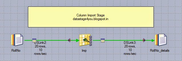 Nuts & Bolts of DataStage: Column Import Stage - Read a Fixed width File