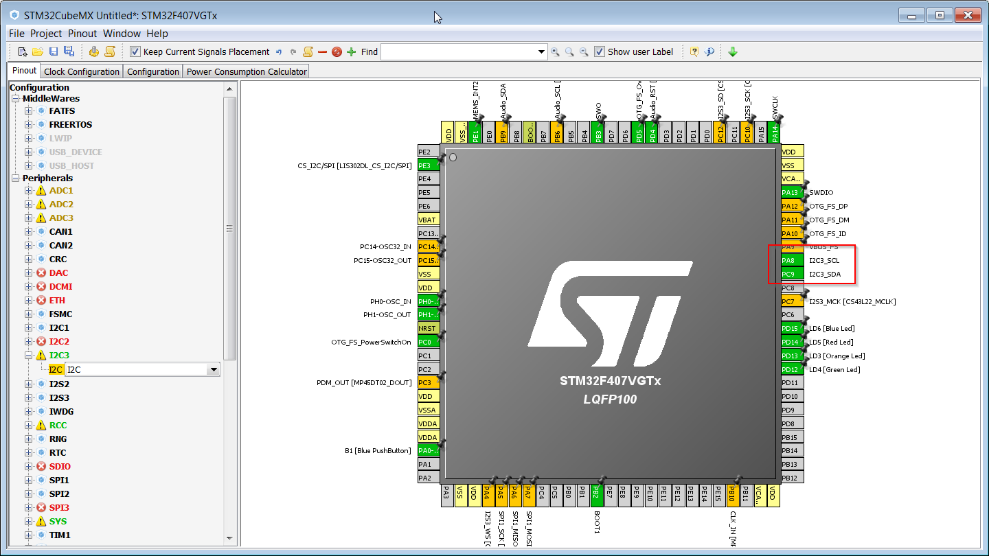 STM32 + I2C OLED SSD1306 + u8glib + CubeMX