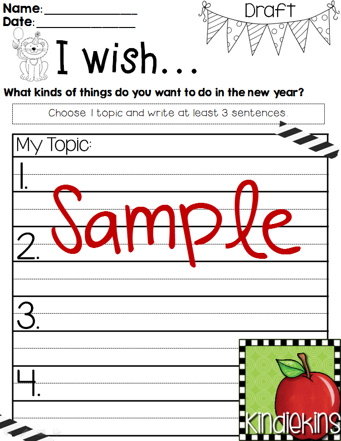 I Wish Writing Project