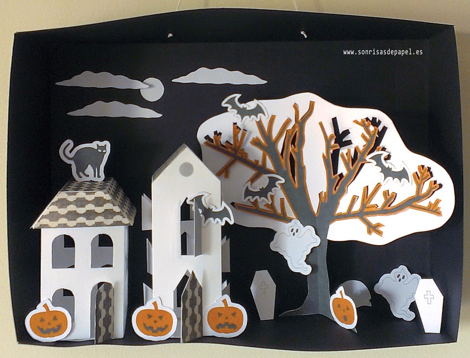 halloween | Diy paper, Halloween diorama, Diorama
