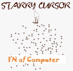 How to make a Starry Cursor ~ Fans of Ajinkya