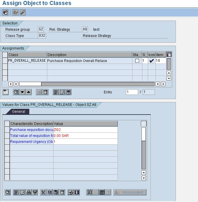 My SAP Links: BAPI for assigning object to class CL20N class type 032 (Release Strategy)