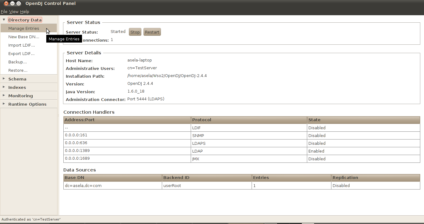 How to Configure OpenDJ with WSO2 Identity Server (WSO2IS) | SOA Security