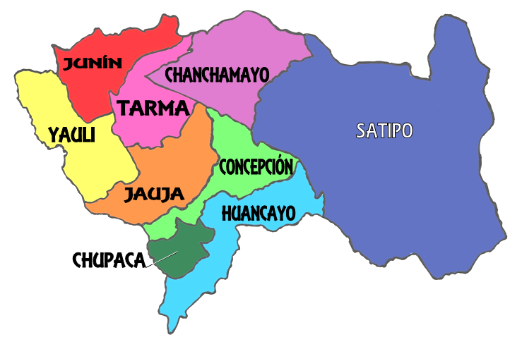 COMO ESTAR EN CLASE: MAPA POLÍTICO DE JUNÍN