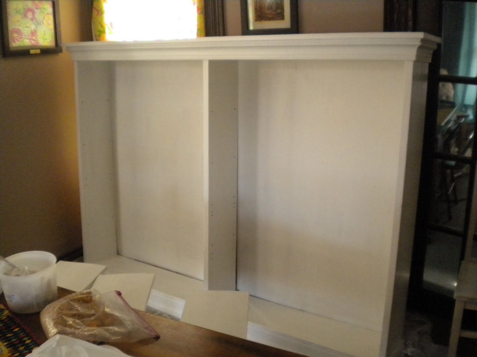 Flashback Friday: DIY Chevron Bookcase | The Dabbling Crafter