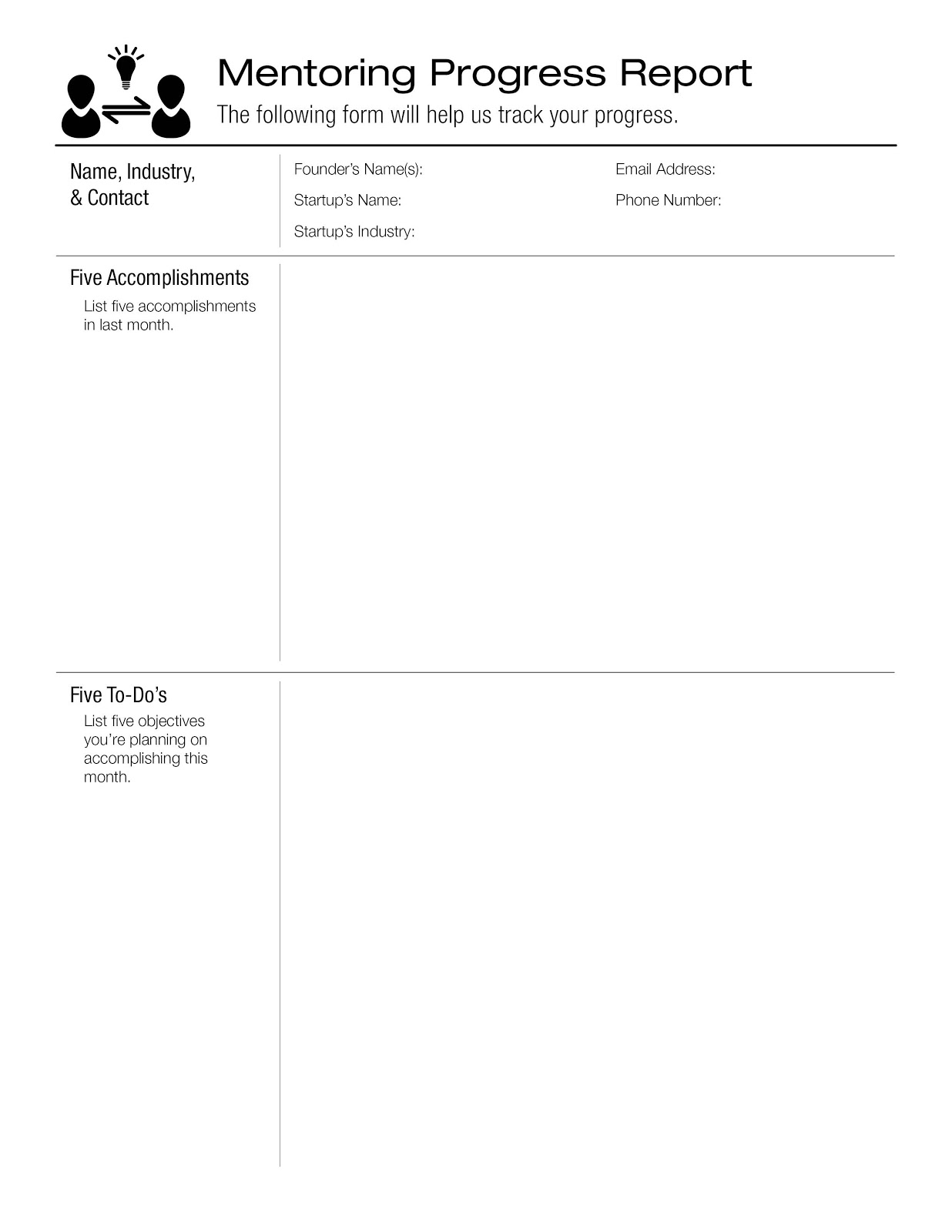 Ben Farahmand: Mentoring Progress Report