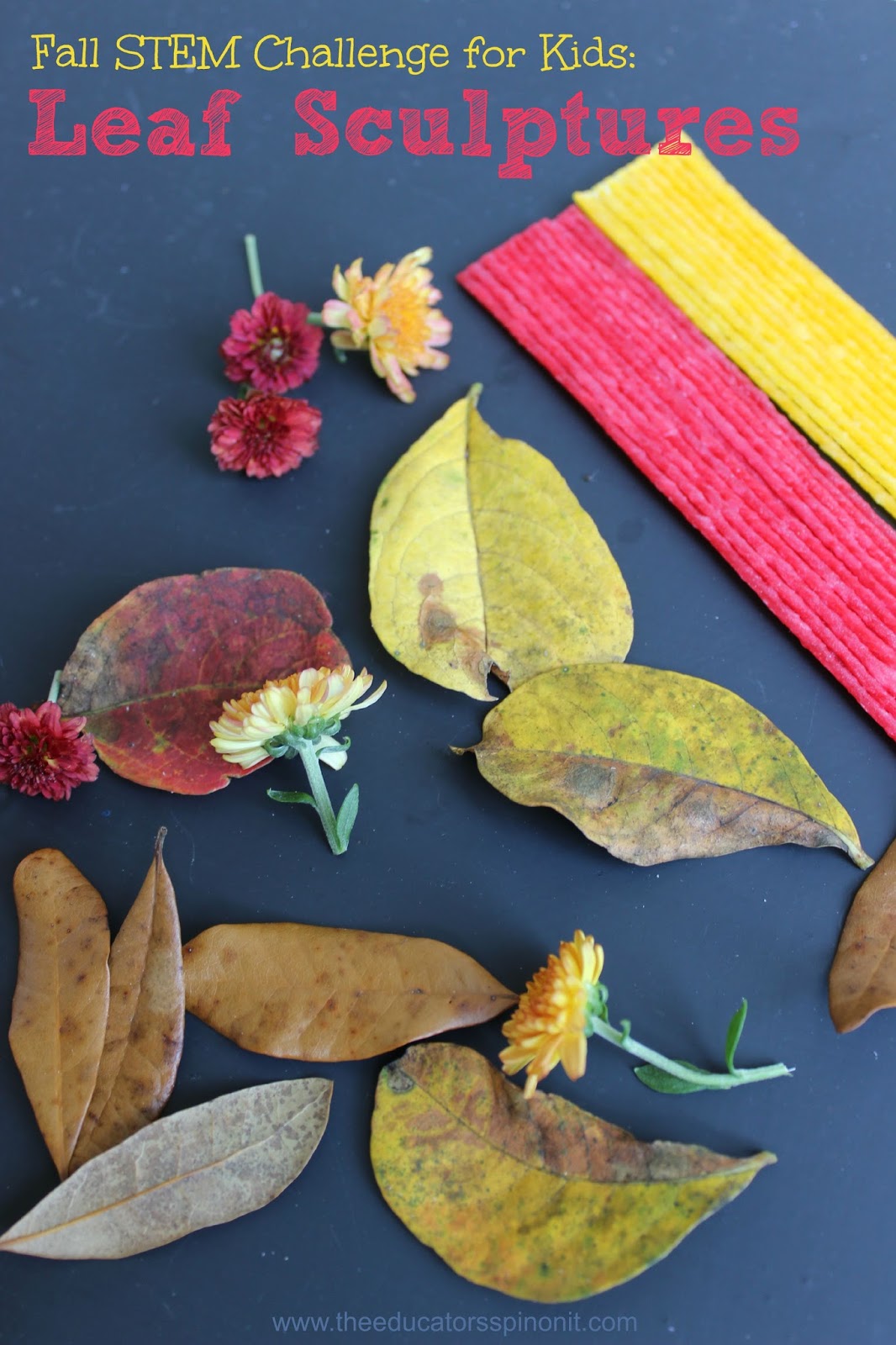 The Educators Spin On It FALL STEM Challenge For Kids Leaf Sculptures the-educators-spin-on-it-fall-stem-challenge-for-kids-leaf-sculptures