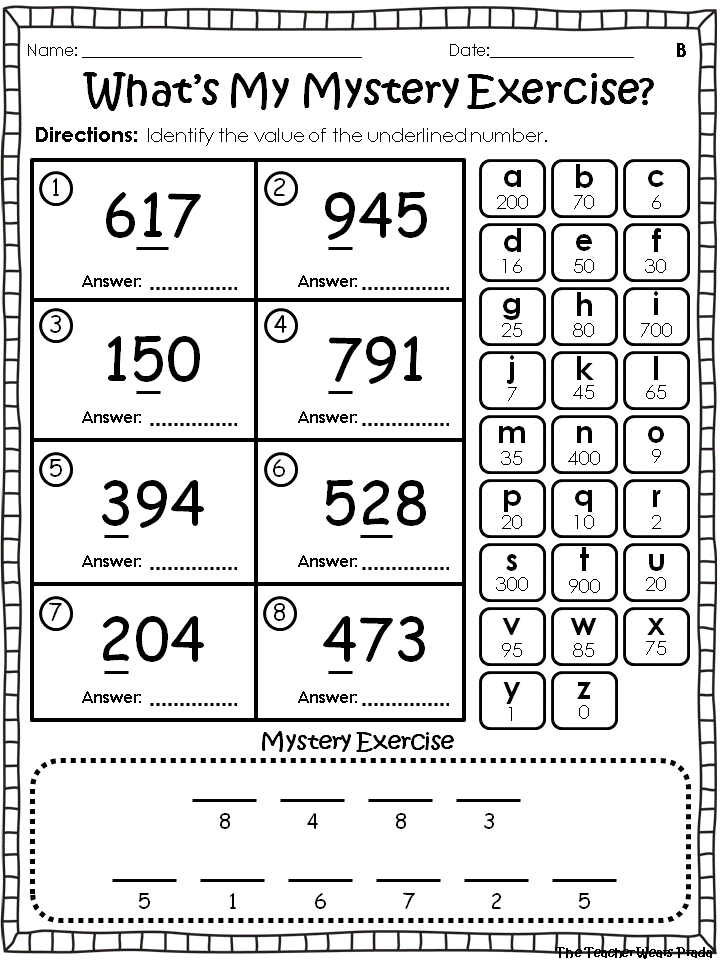 Mystery Exercise Update and Freebie - Teaching with Nesli