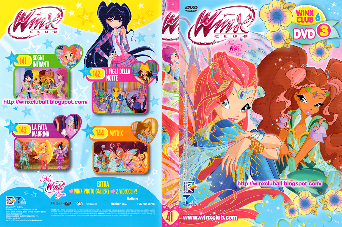 ¡Caratula del 3º DVD Winx Club 6º temporada en Italia! - Winx Club All