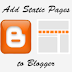 How to add Static Pages to a Blogger Blog (UPDATED) ~ v code java script