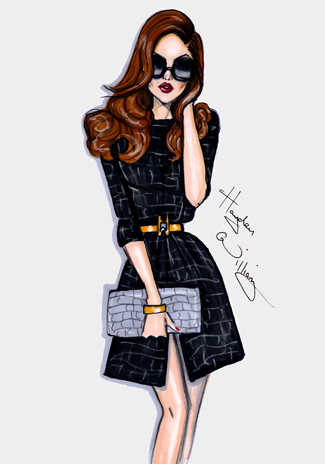 Hayden Williams Fashion Illustrations: 'Black Magick' by Hayden Williams Hayden Williams Fashion Illustrations: 'Black Magick' by Hayden Williams