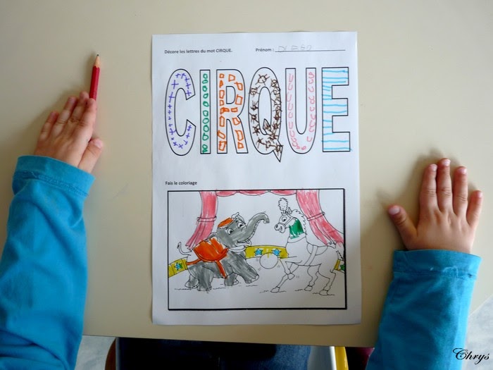 Le Journal de Chrys: Mon projet CIRQUE en maternelle (1)