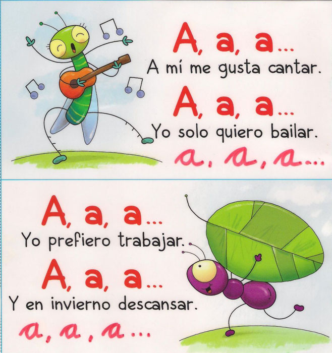 Vocal A | Rayito de Colores