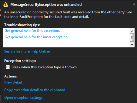 Blog.Rees.Biz: WCF Security: wsHttpBinding with a Custom User Name Validator (IIS)